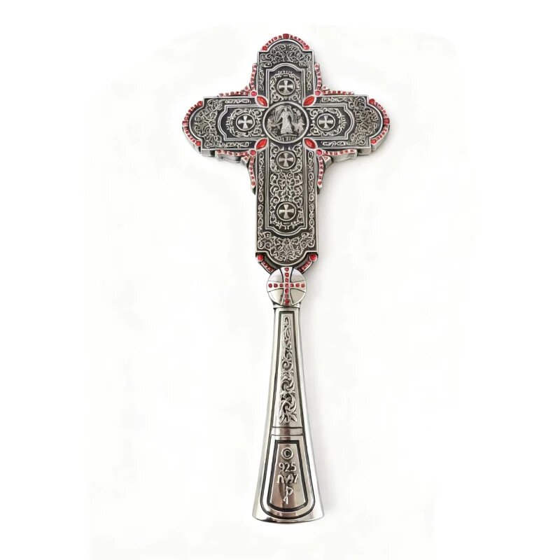 Металлический крест ручной работы no box