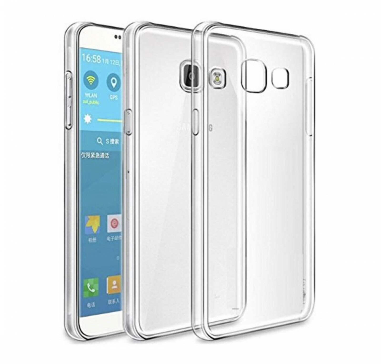 Чехол-бампер MyPads Tocco для Samsung Galaxy A9 2016 A900F/A9000 прозрачный силикон