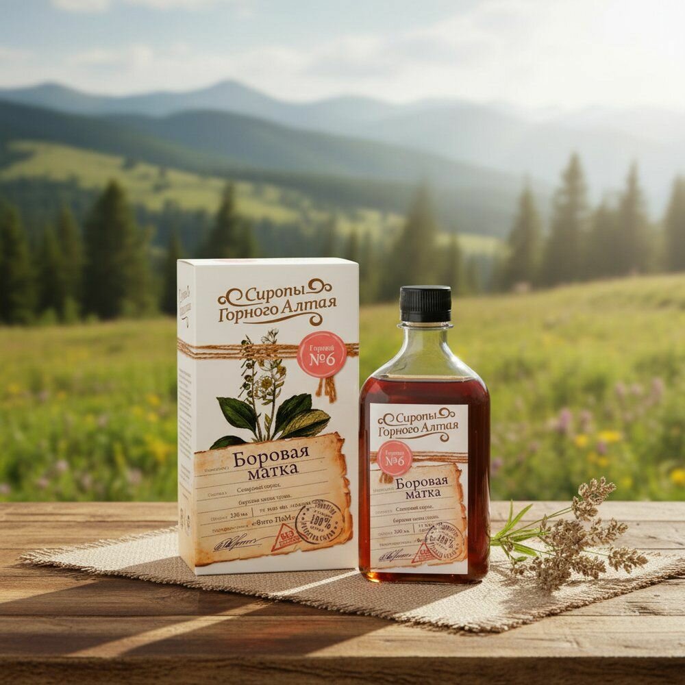 Сироп Горный №6 - Боровая матка трава, 250мл A2171441