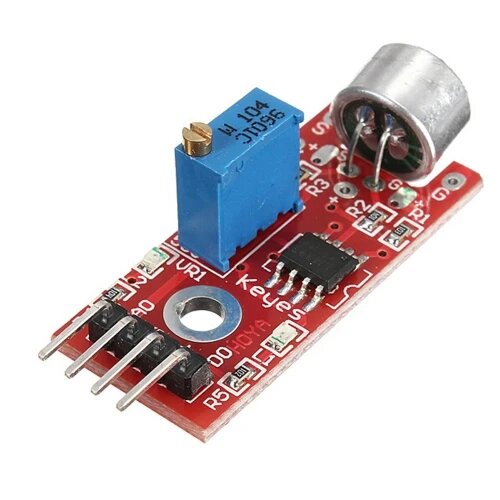 Датчик звука MAX4466/MAX9814, Red sound module