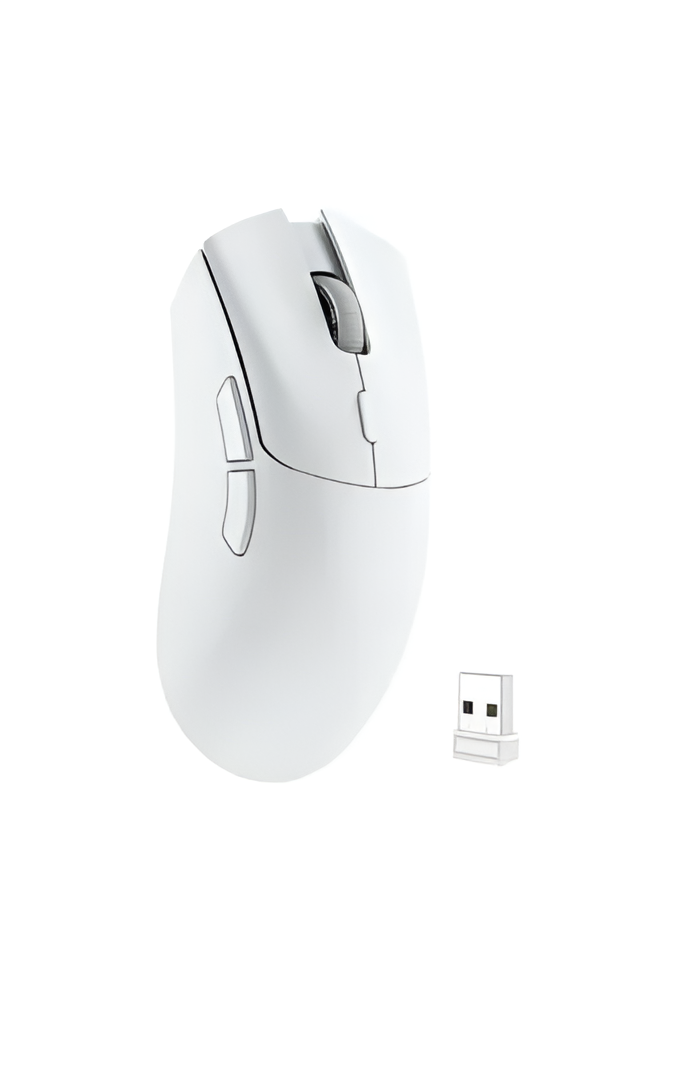 Мышь Attack Shark R1, беспроводная, 18000Dpi, белая, Bluetooth