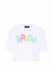 Футболка BARROW Sequin t-shirt, размер 6 лет, бежевый/белый