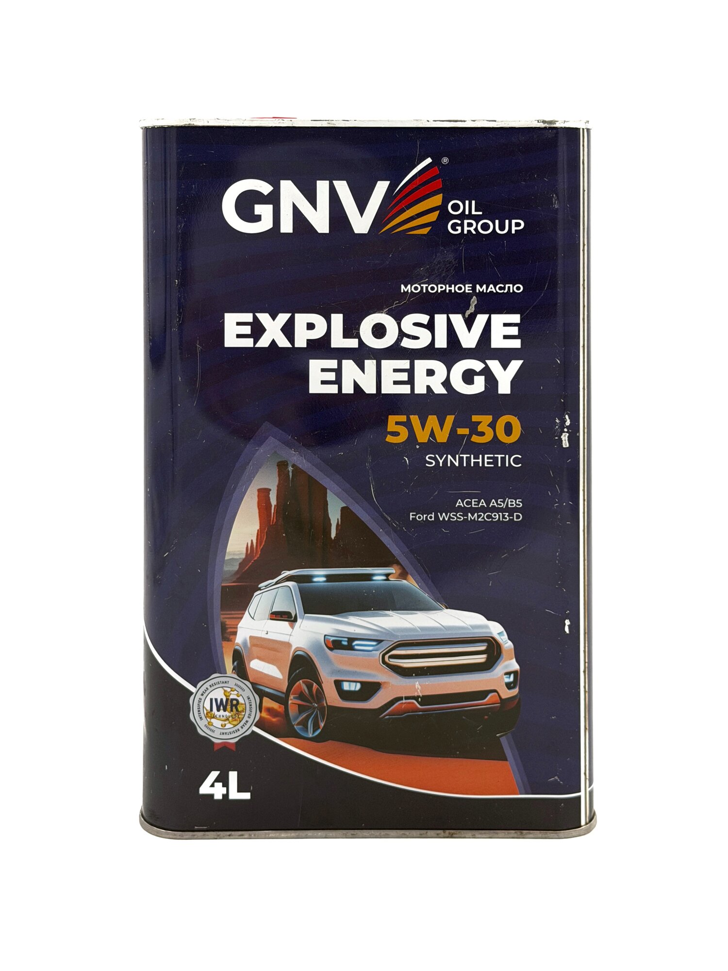 Масло моторное GNV Explosive Energy Synthetic 5W-30, 4 литра