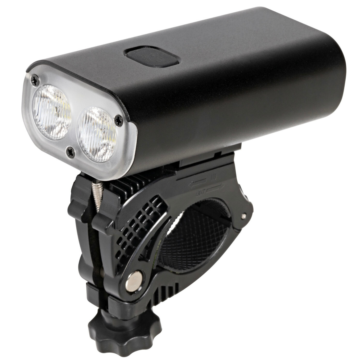 Фонарь передний STG BC-FL1675, 600 lm, 4400 mAh, USB, черный