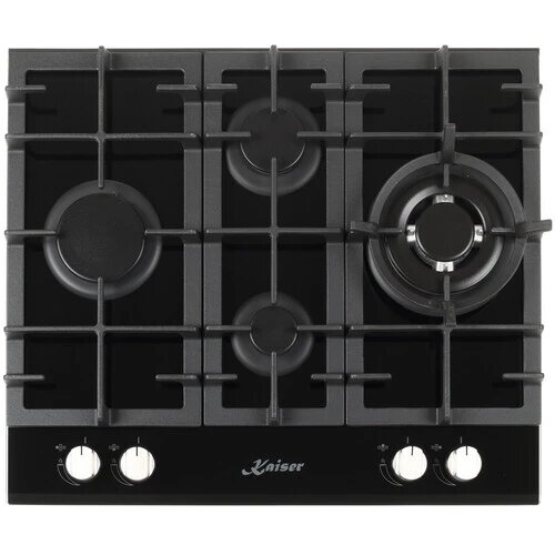 Варочная панель газовая Kaiser KCG 6394 Turbo Romb черный, закаленное стекло