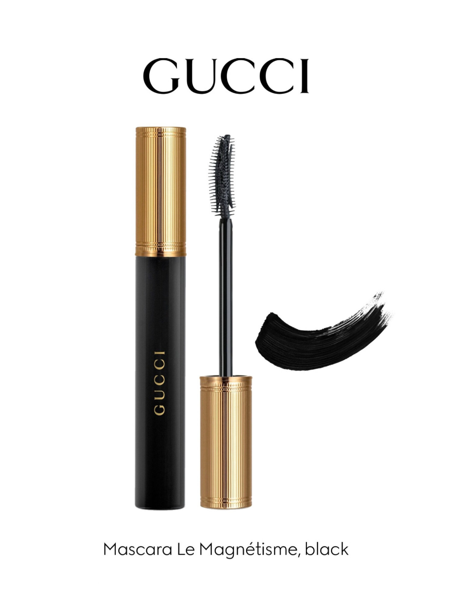 Тушь Gucci Mascara Le Magnétisme Volume, придающая объём, 01 - Eve Black, новинка 2025