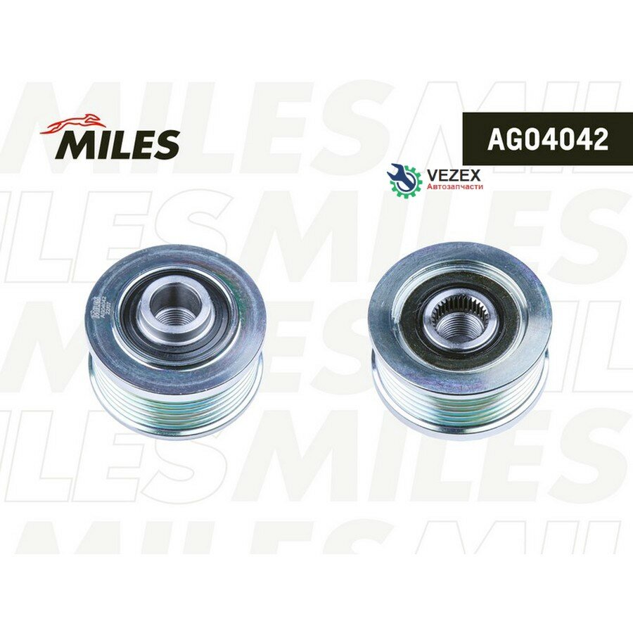 MILES AG04042 Муфта свободного хода OPEL ASTRA H (04-) 1.9d AG04042