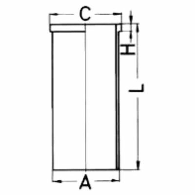 Гильза KS 88681190 Mercedes Bus 207d-409d Om616.910, 617.912 2.4d, 3.0d D90.90 STD