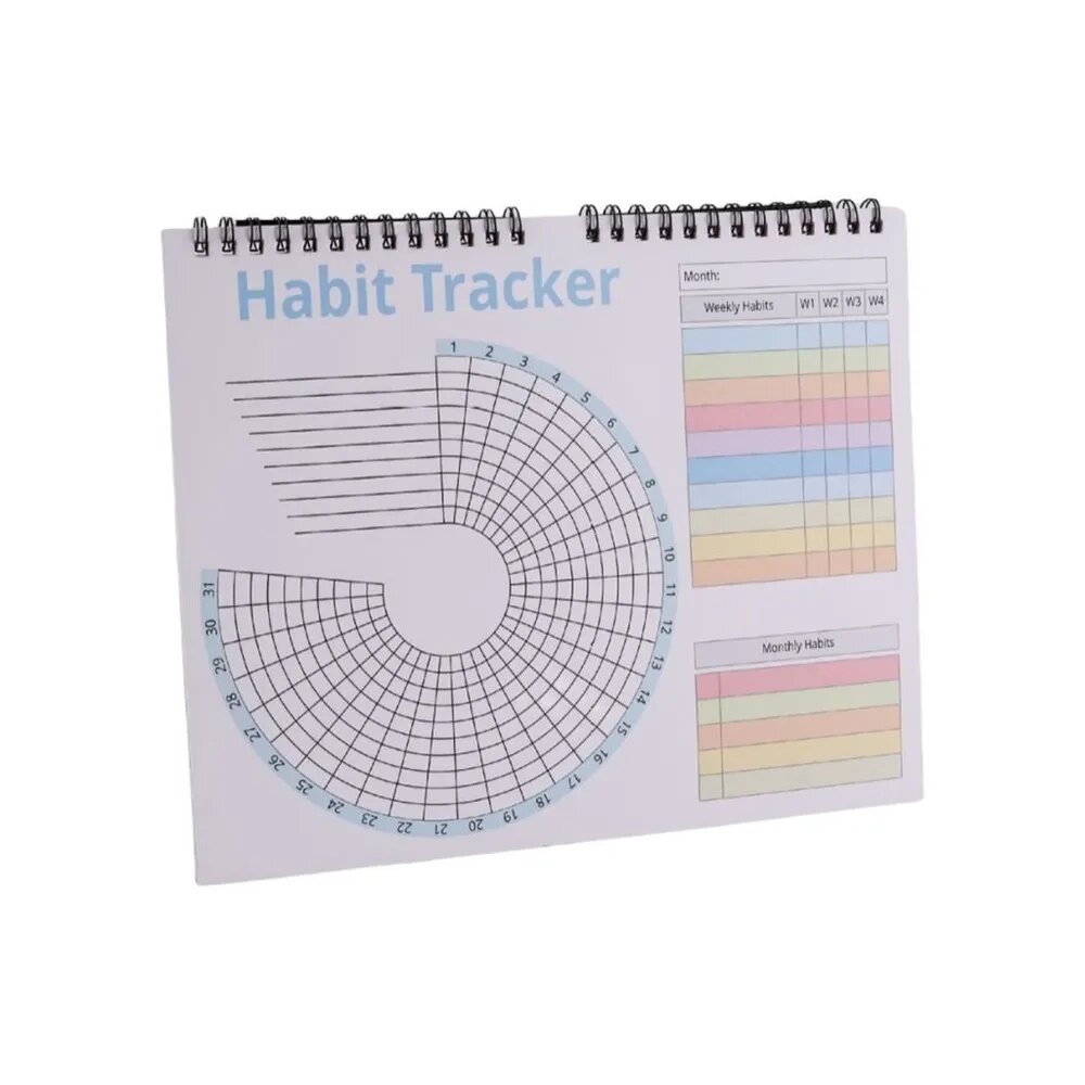 Планинг "Habit Tracker" для отслеживания привычек, цвет белый, 2023