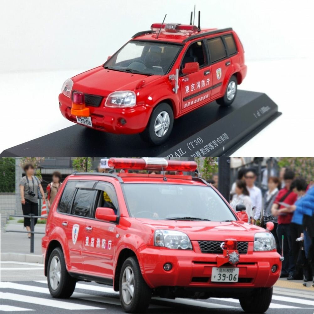 CarNel Nissan X-Trail (T30) 2005 1:43 Пожарная служба Токио