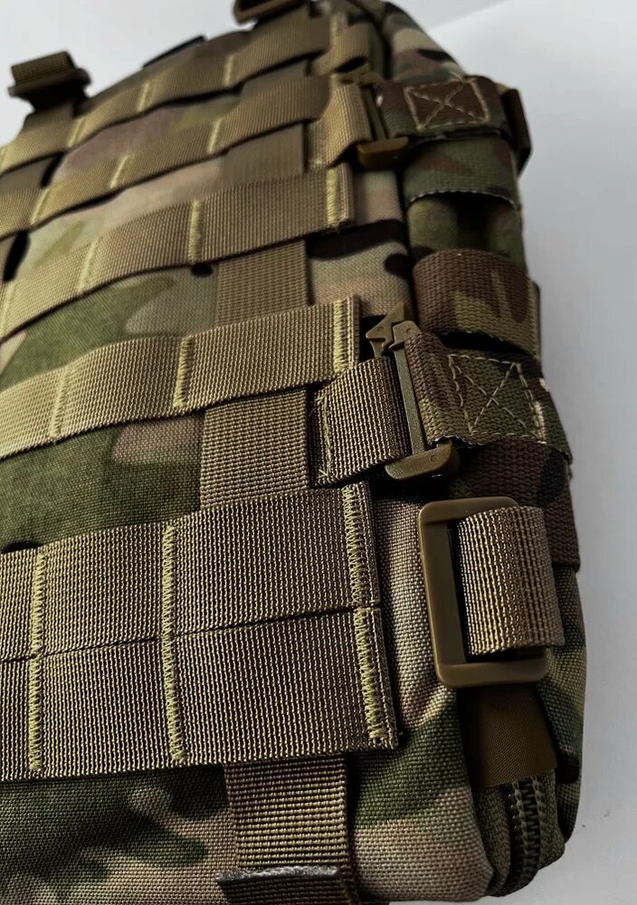 Тактический рюкзак Molle для охоты и рыбалки, из нейлона 500D, 29.5x21x13 см, цвет мультикам — фото 1