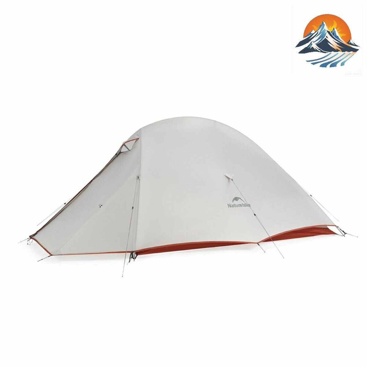 Палатка туристическая 2 местная Naturehike Cloud Up 2 PRO (Светло-серый)