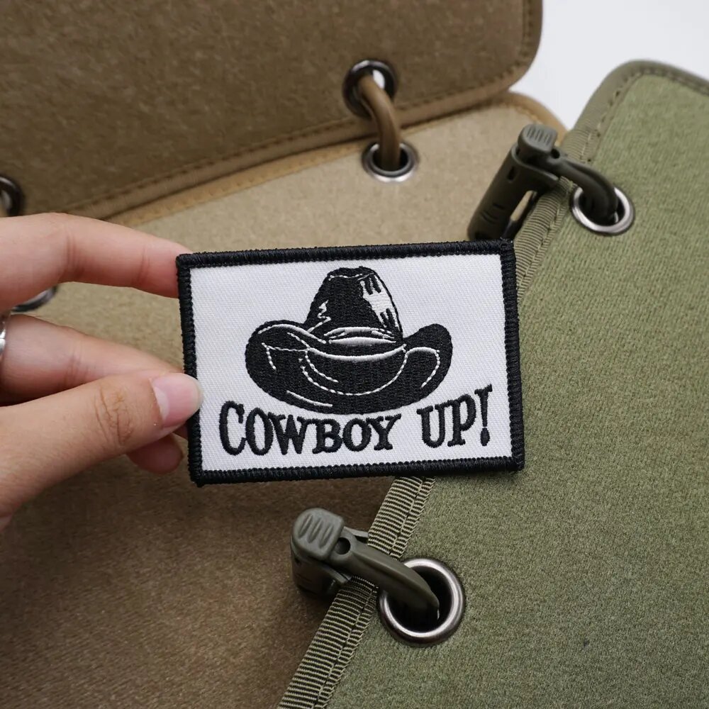 Нашивка "COWBOY UP"