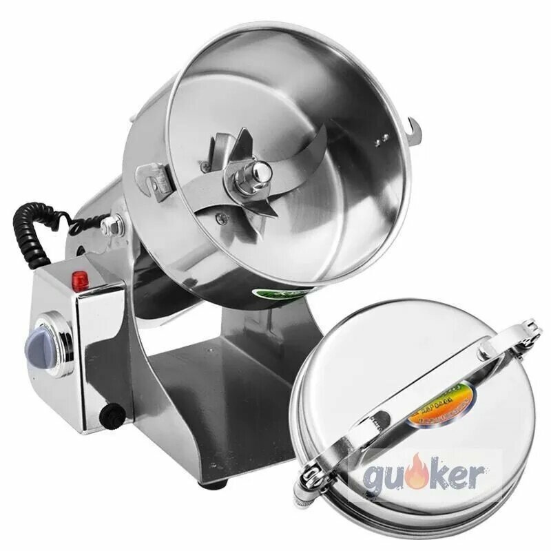 Мощный измельчитель для сухих продуктов. Электрическая мельница для специй, зерна, соли, муки. Блендер-дробилка для дома.