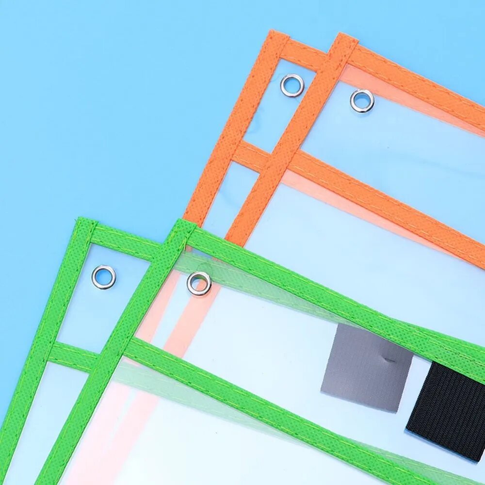 8 шт. многоразовых сухих стираемых чехлов, держателей для файлов, прозрачных многофункциональных карманов для офиса