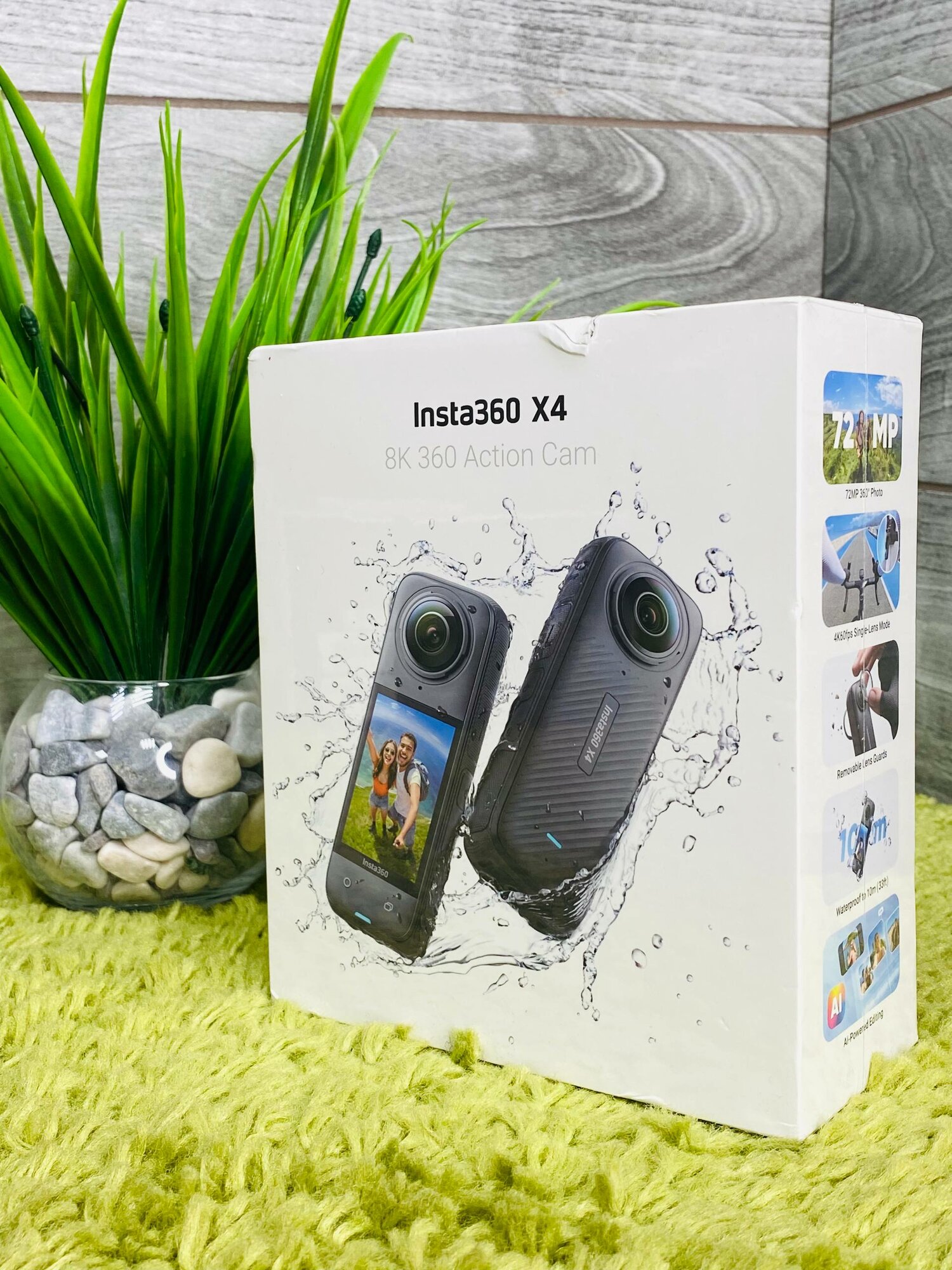 Экшн-камера Insta360 X4 черный