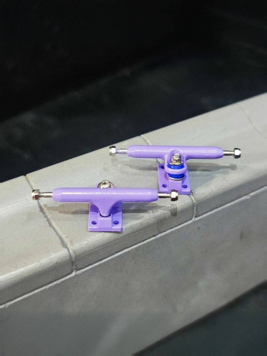 Траки для фингерборда MSS Pro PC new 34 мм нежно-фиолетовые