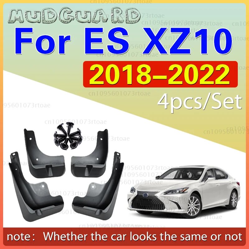 Брызговики для LEXUS ES XZ10 ES250 ES350 ES300H 250 300H 350 2018-2022 2019 2020 Брызговики Брызговики Fender Автомобильные аксессуары