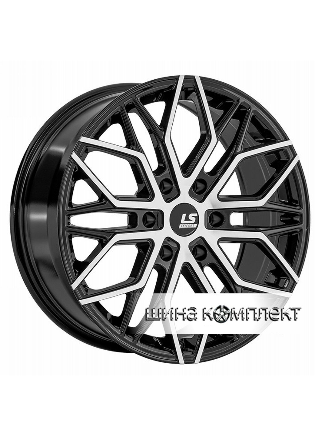 Колесный диск LS FlowForming RC103 9x20 6x139,7 ET40 100,1 BKF литой для автомобиля