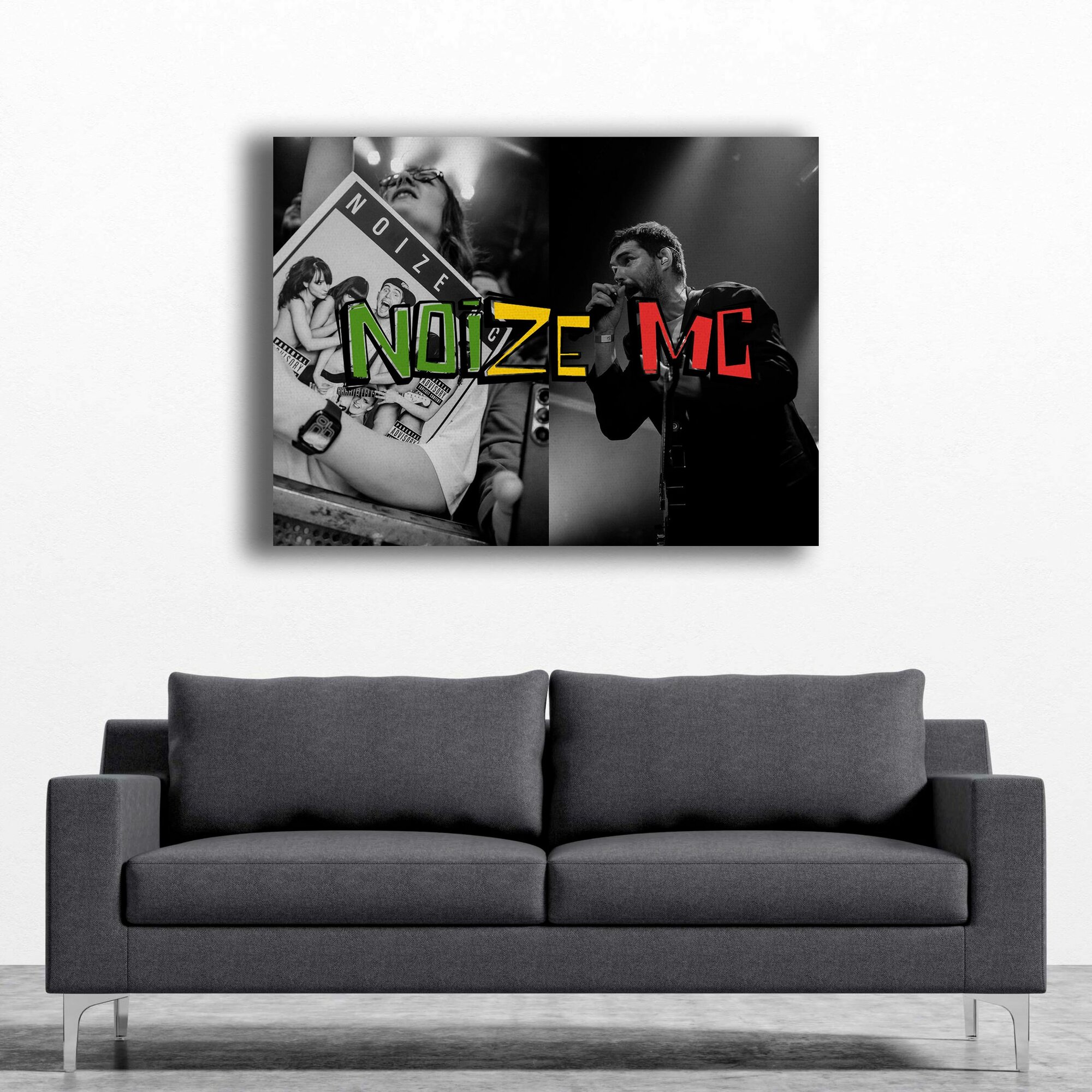 Картина на холсте Noize MC / Нойз мс / 60*80