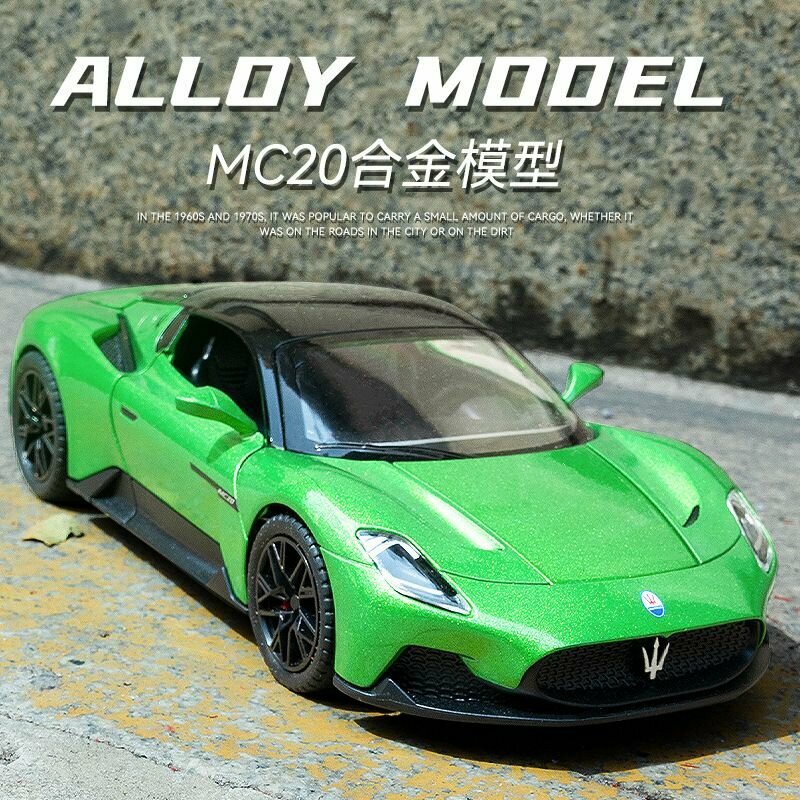 1:22 Mashar MC20 Alloy Sports Car Model Birthday Gift Модель коллекции автомобилей для взрослых, детские игрушки