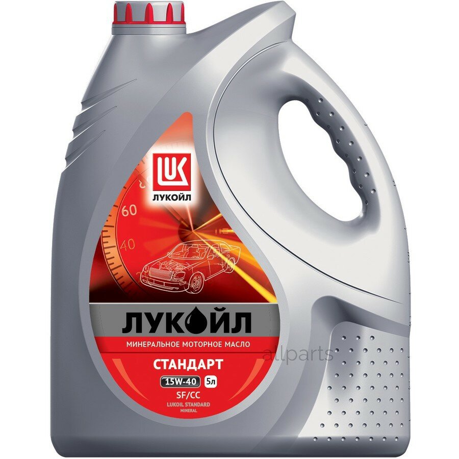 LUKOIL 19436 Масло моторное стандарт минерал, SF/CC, SAE: 15W-40, 5л.