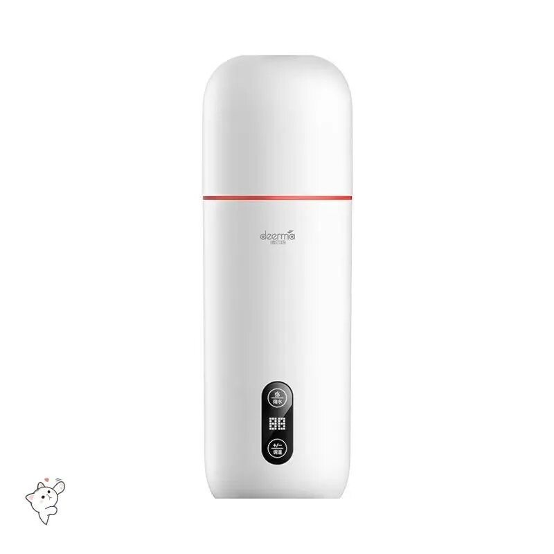 Термос Xiaomi Deerma Electric Heating Cup Электрический чайник термос для воды 2 в 1 Белый