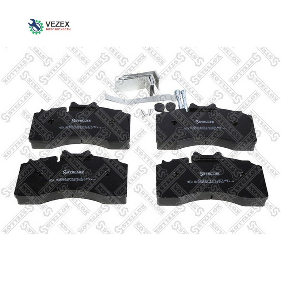 STELLOX 8511481SX колодки дисковые !29228 210.8x114.5x30 без р/к\BPW TSB4309