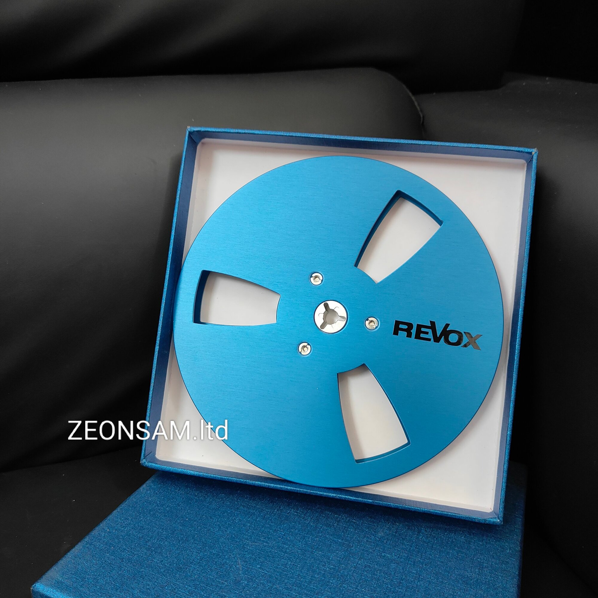 Revox 7-дюймовая пустая катушка из алюминиевого сплава с 3 отверстиями 1/4, держатель пустого диска, подходит для Studer ReVox / TEAC / BASF и других открытых магнитофонов