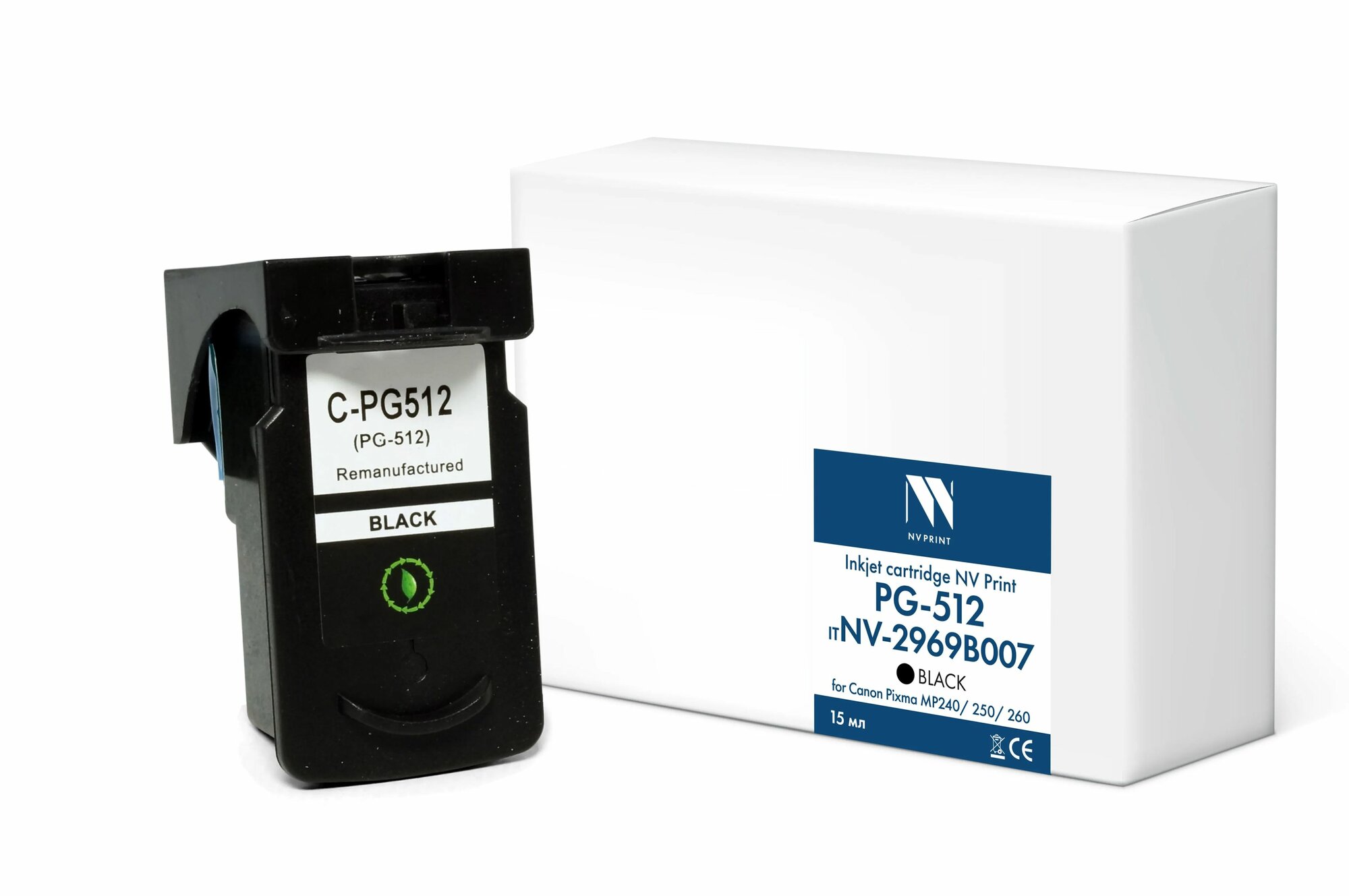 Картридж NV Print PG-512 (2969B007) черный для Canon Pixma MP240/250/260