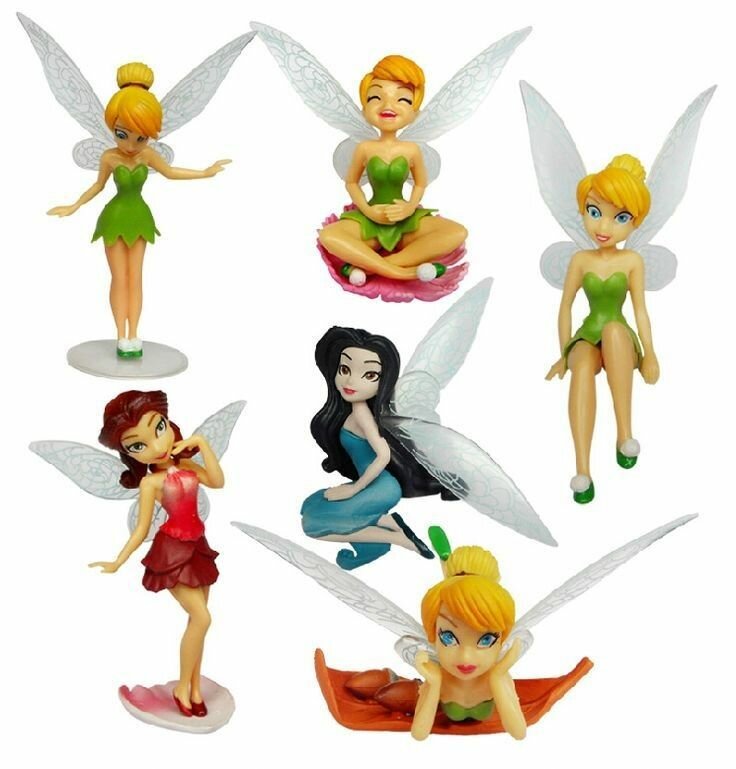 Набор фигурок Дисней Феи / Disney Fairies 6шт (4-10см)