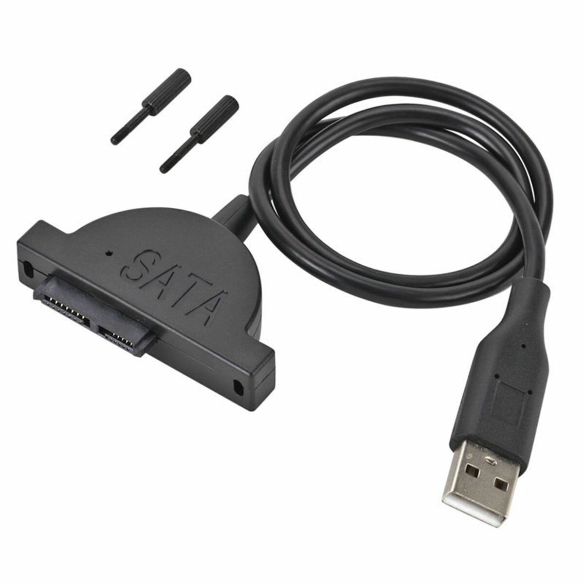 USB 2.0 Mini II 7+6 13-контактный адаптер для ноутбука, CD/DVD ROM, тонкий кабель-конвертер, винты, надежная конструкция.