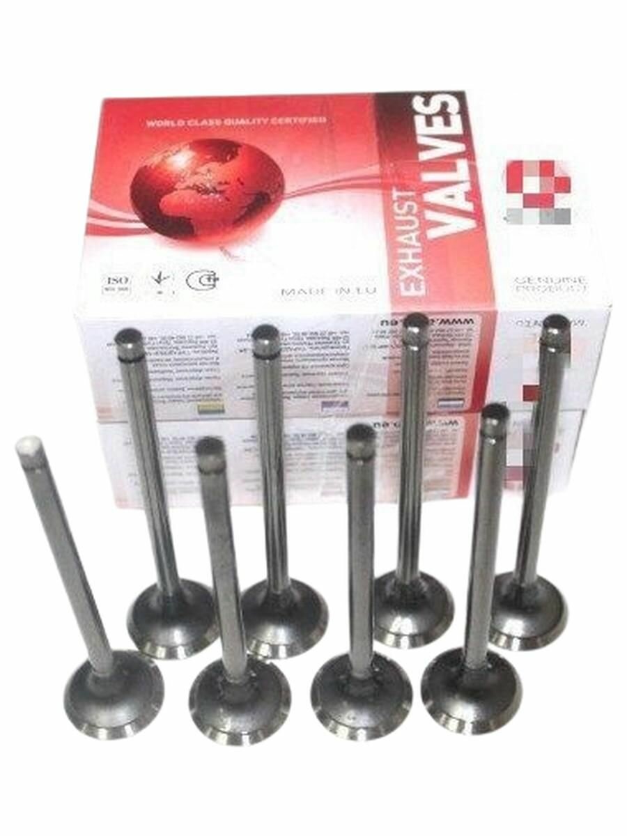 Клапан AMP для Lada Largus, Renault Logan 16кл выпускной (8шт)