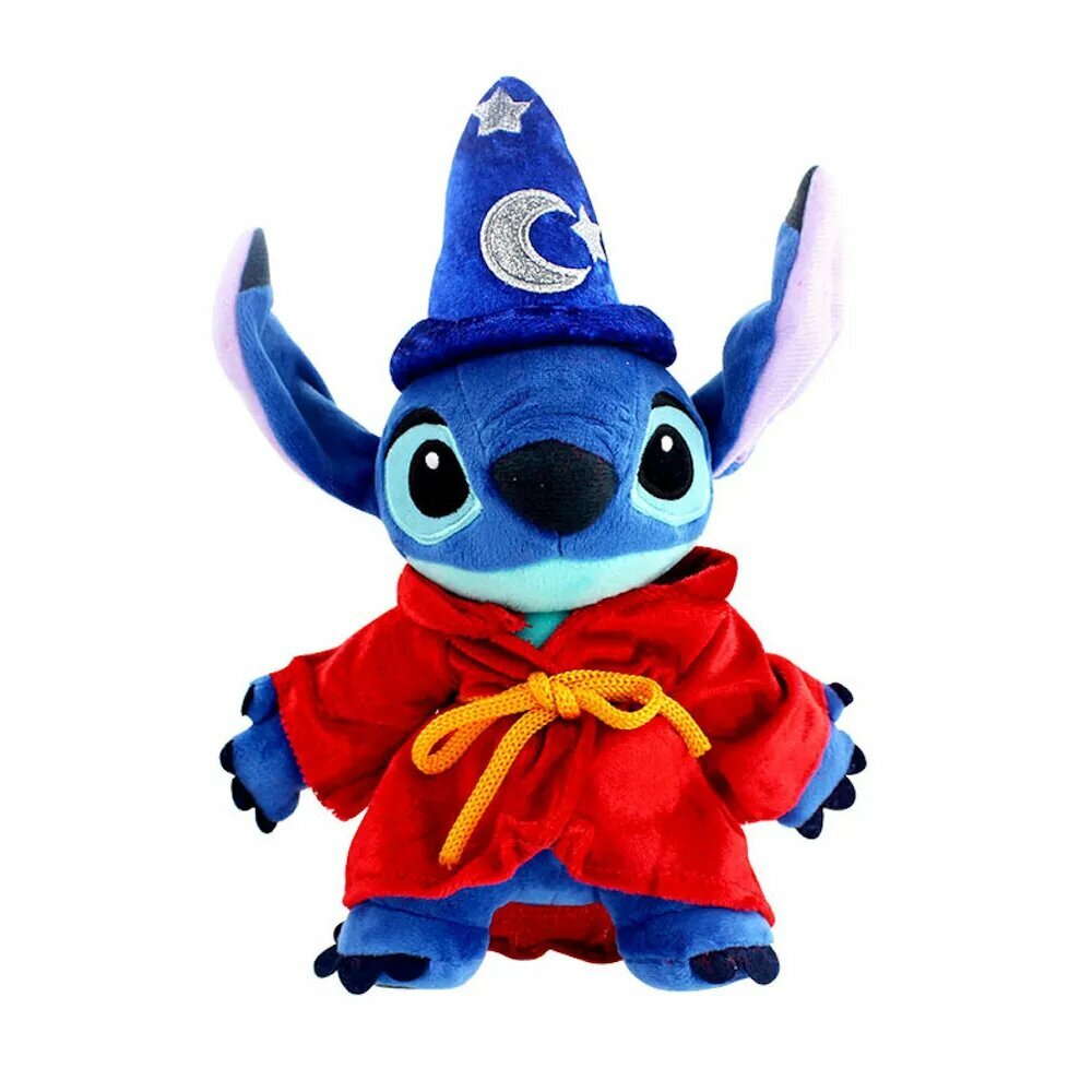 Плюшевая игрушка-кукла Lilo Stitch Magician 25см, мягкий плюш, синий