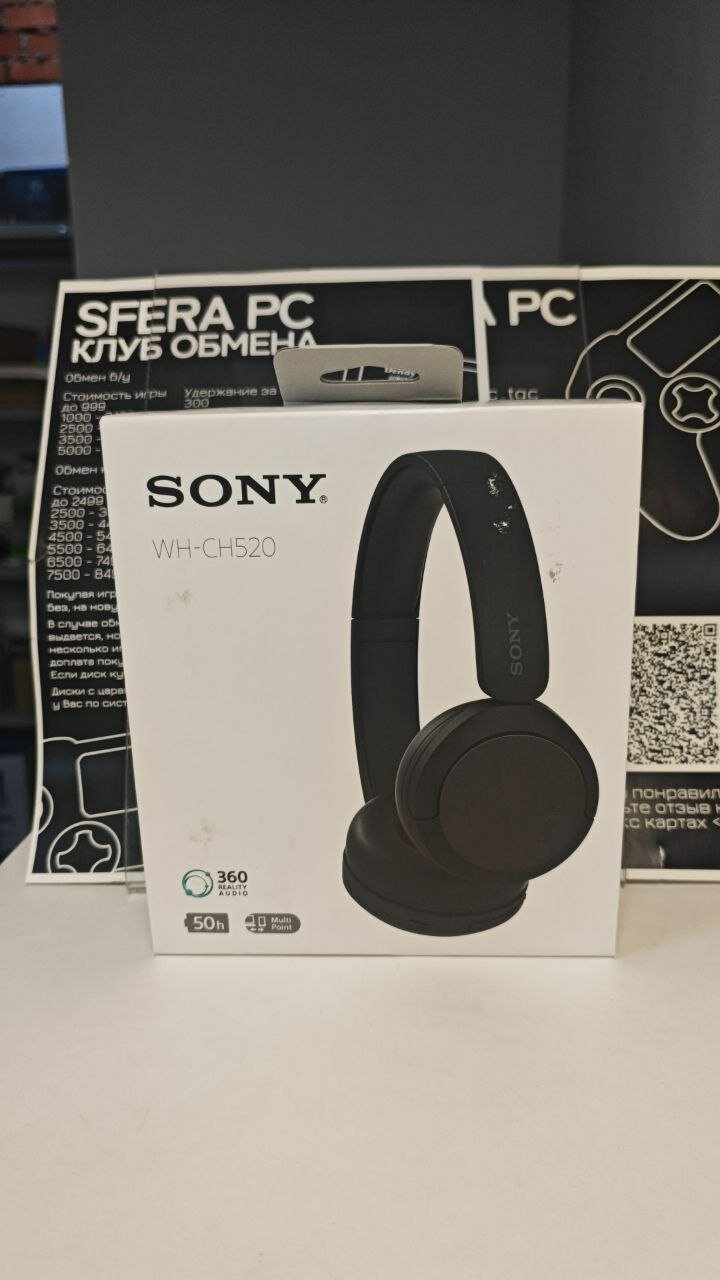 Наушники Sony WH-CH520 Black(SPC)