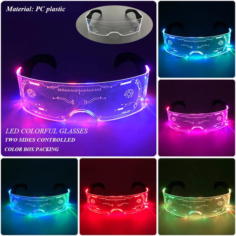 LED очки Color: B, YEAHUI, EL GLASSES 2