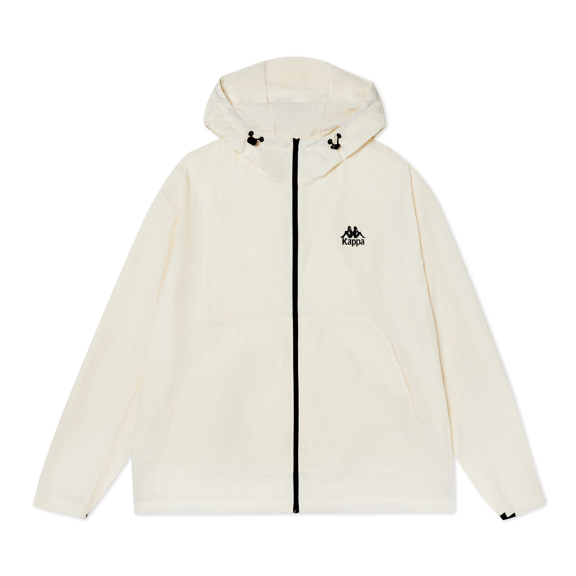 Куртка унисекс Kappa SS24 с защитой от солнца, белая, арт. 8839623 M EU
