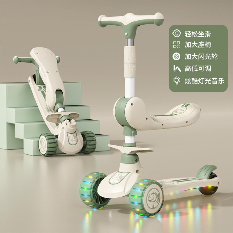 Производитель оптом скутеров для детей 1-3 лет, детский скутер для детей 3-6 лет, подарок на день рождения, складной скутер