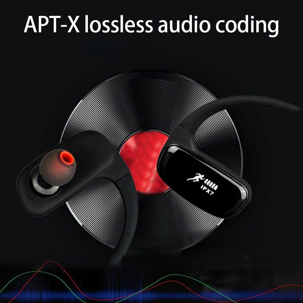 SM828 IPX7 водонепроницаемые наушники беспроводные Bluetooth наушники 16 ГБ MP3-плеер