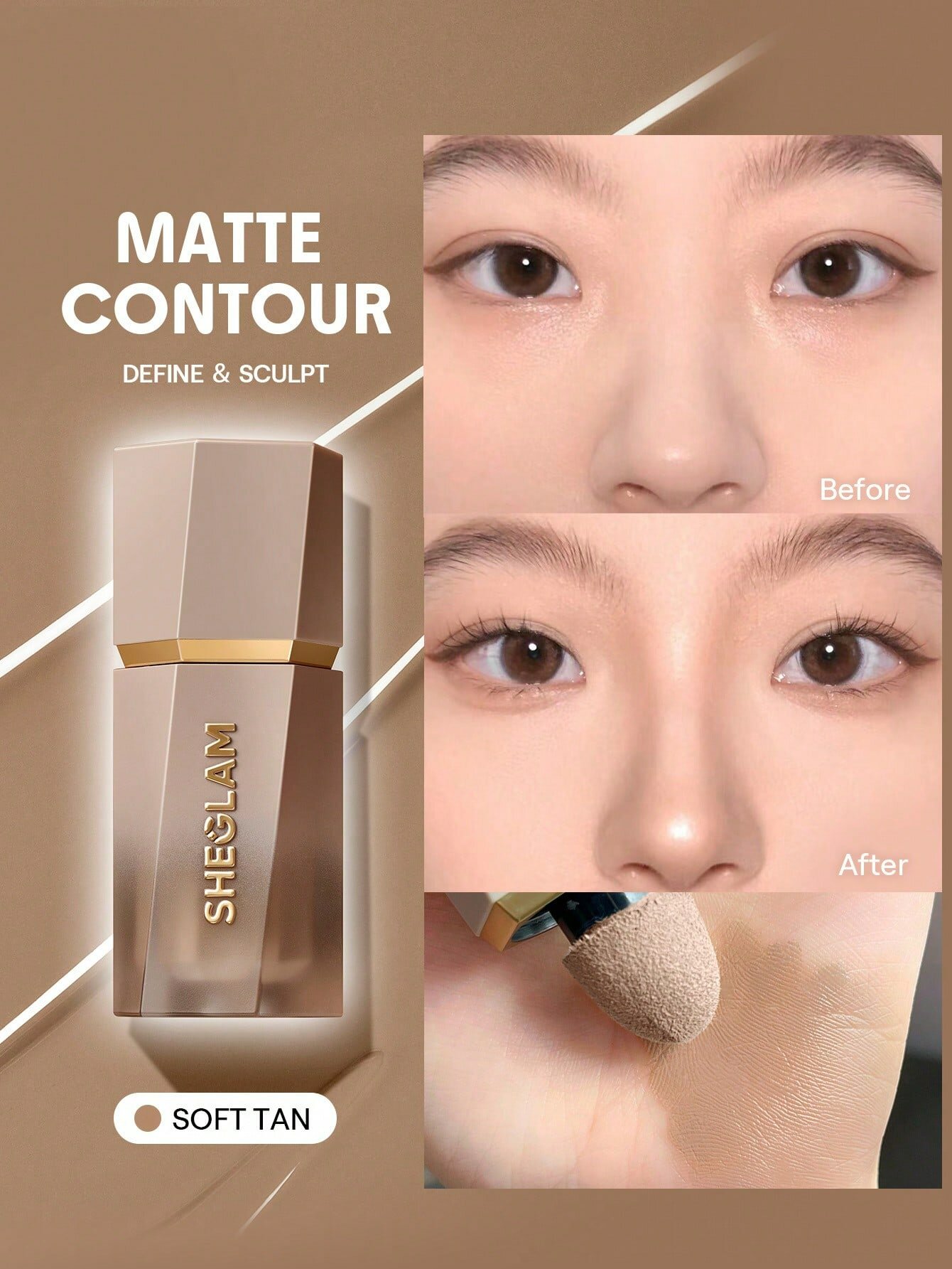 Контуринг для лица Sheglam Sun Sculpt Liquid Contour - Soft Tan