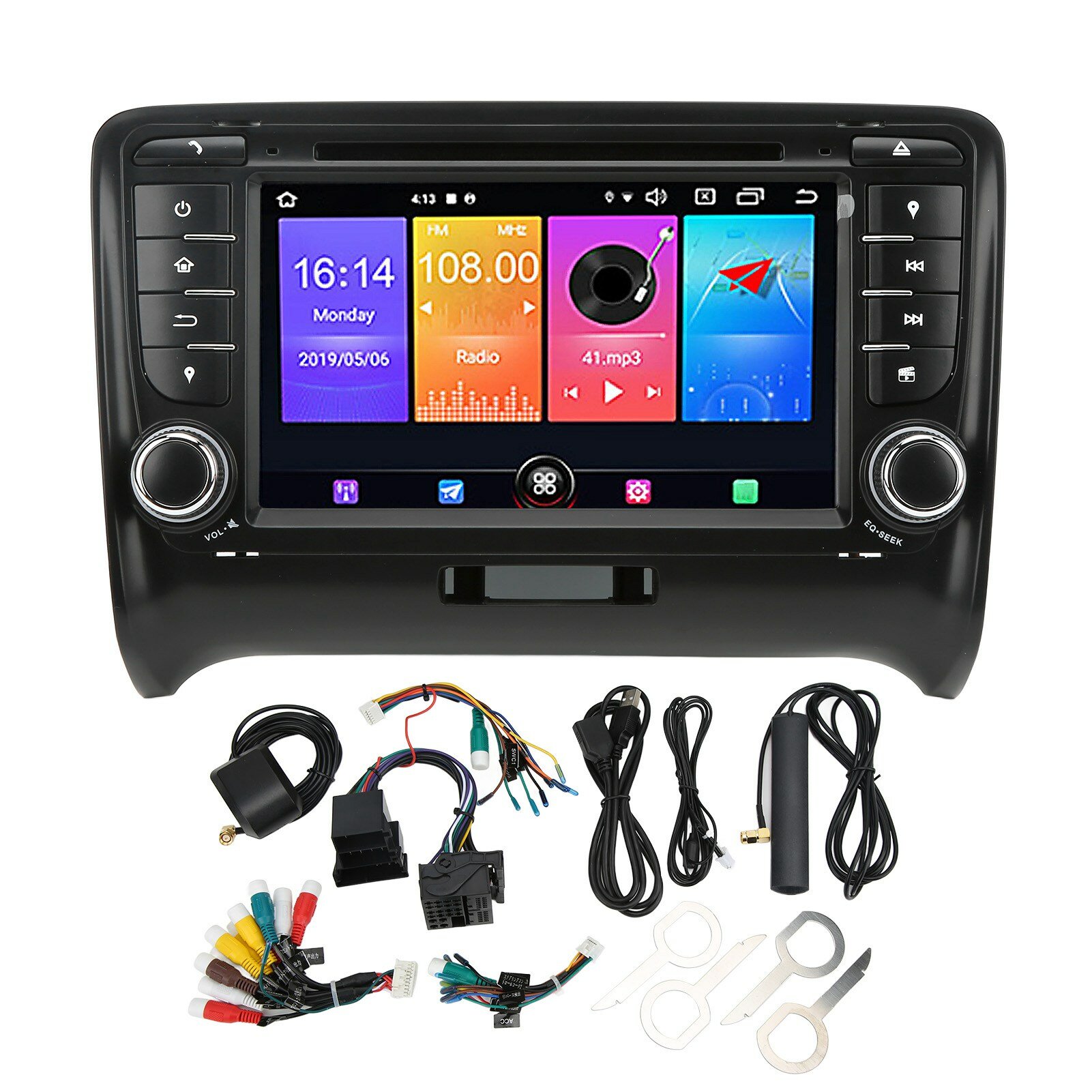 Автомагнитола DVD GPS, Android 10.0, сенсорный, для TT MK2 8J 2006-2012