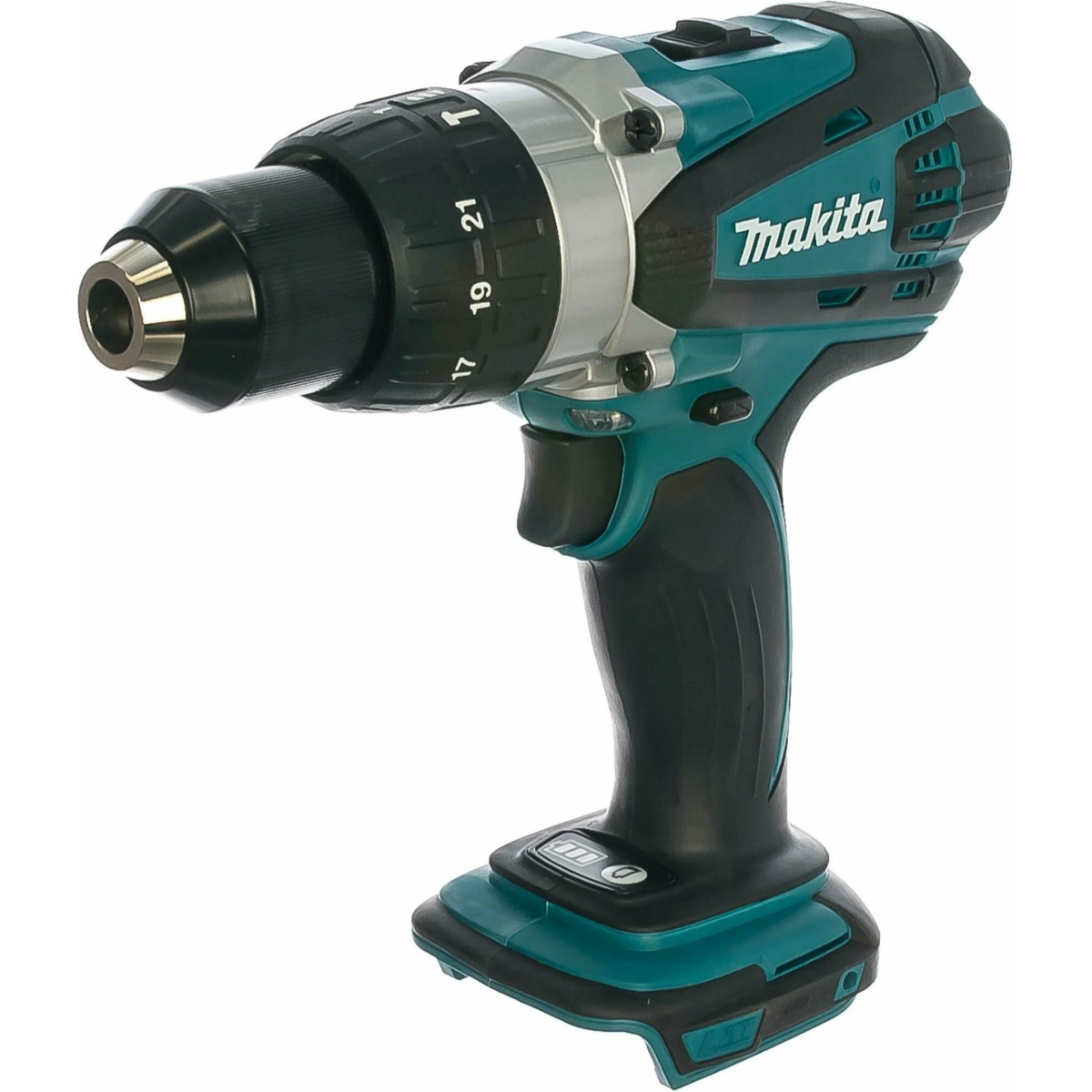 Дрель-шуруповерт ударная аккумуляторная Makita DHP458Z черный/синий, без АКБ, без ЗУ