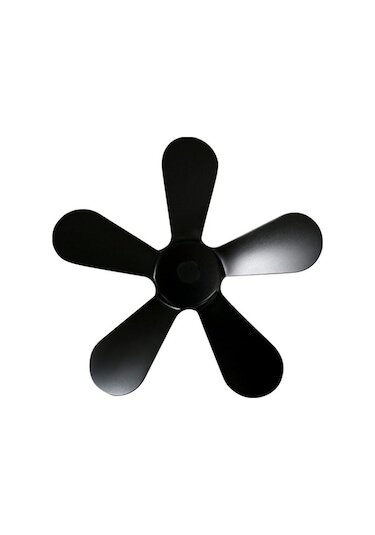 Вентилятор Для Печи: 5 Алюминиевых Лопаток Высокая Термостойкость - Тихая Эффективная Циркуляция Воздуха Универсальная Замена Для Дровяных Печей