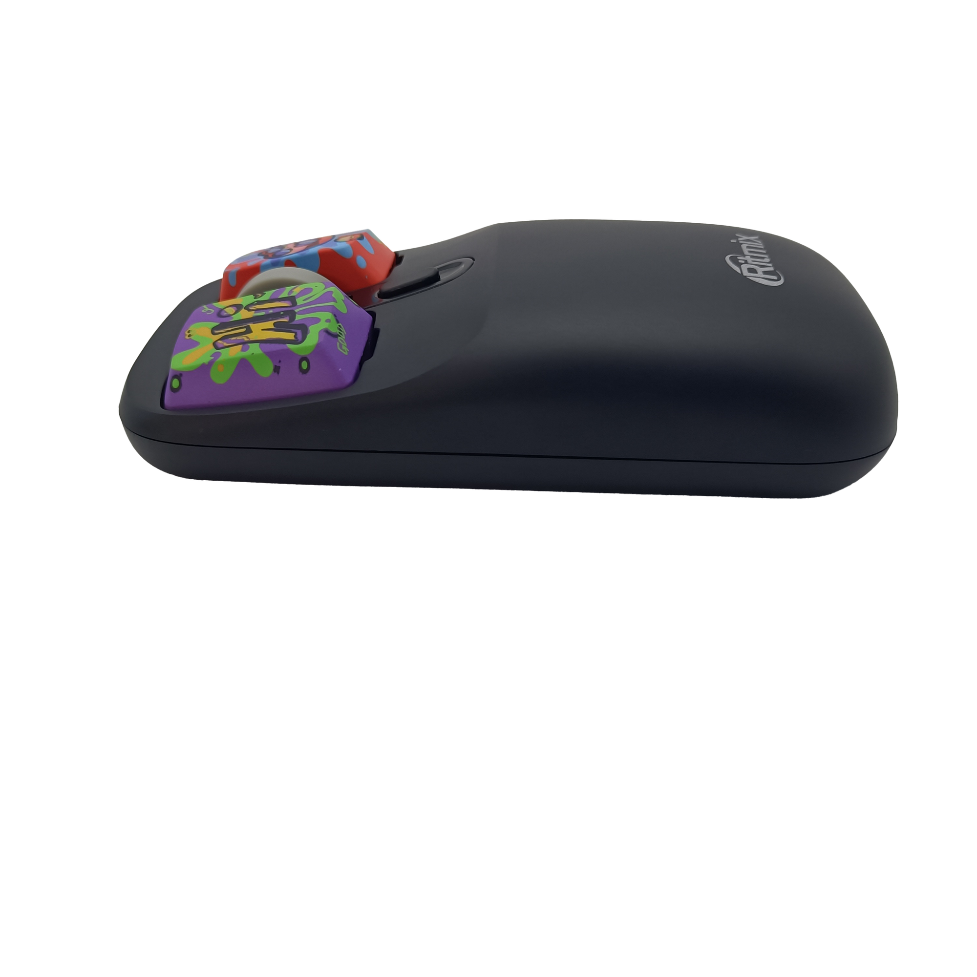 Компьютерная мышь Ritmix RMW-335 Black, подключение: беспроводное 2,4Ггц/Bluetooth, проводное — фото 1