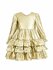 Платье mimi tutu Metallic ruffled dress, размер 5 лет