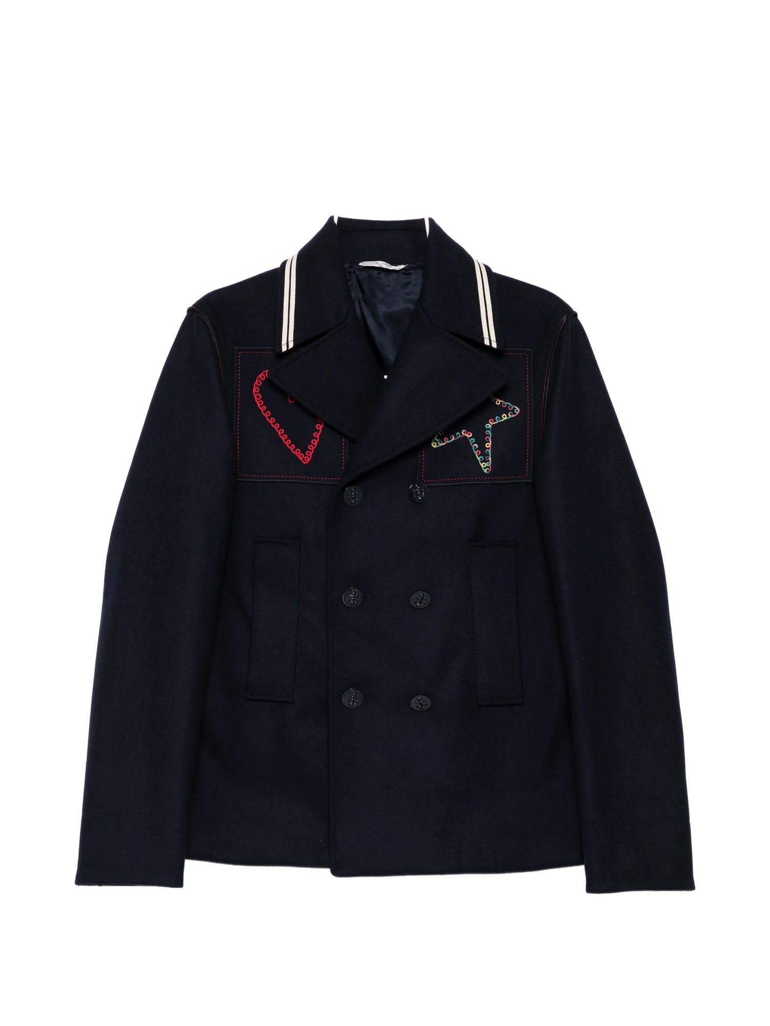 Пиджак Double-breasted embroidered jacket