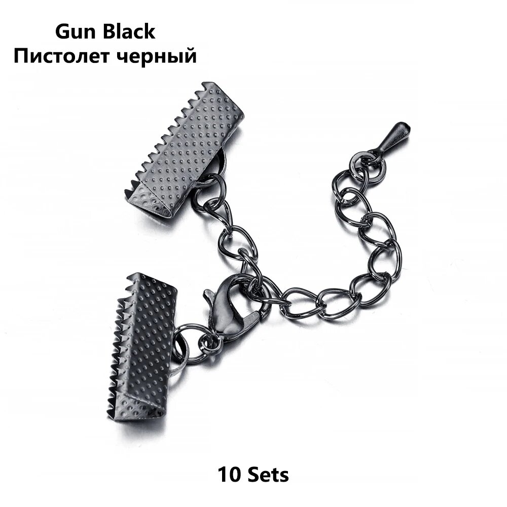 Комплект застежек-омаров St.kunkka 10 комплектов Черный, 25mm, Gun Black 10Set