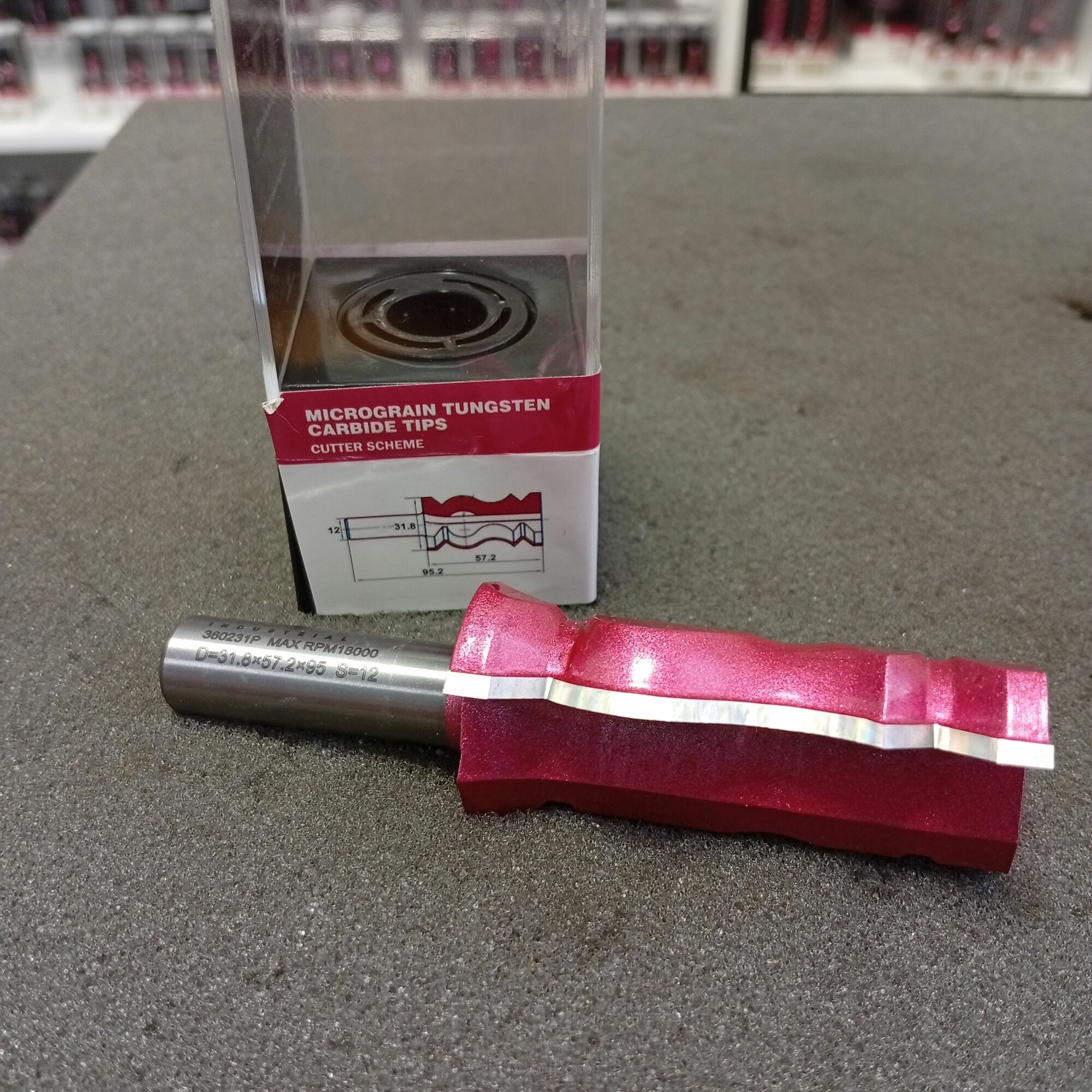 Фреза для молдингов и плинтуса корона ( проф. серия) Z2 D31.75x57.1x97 S12 PROCUT