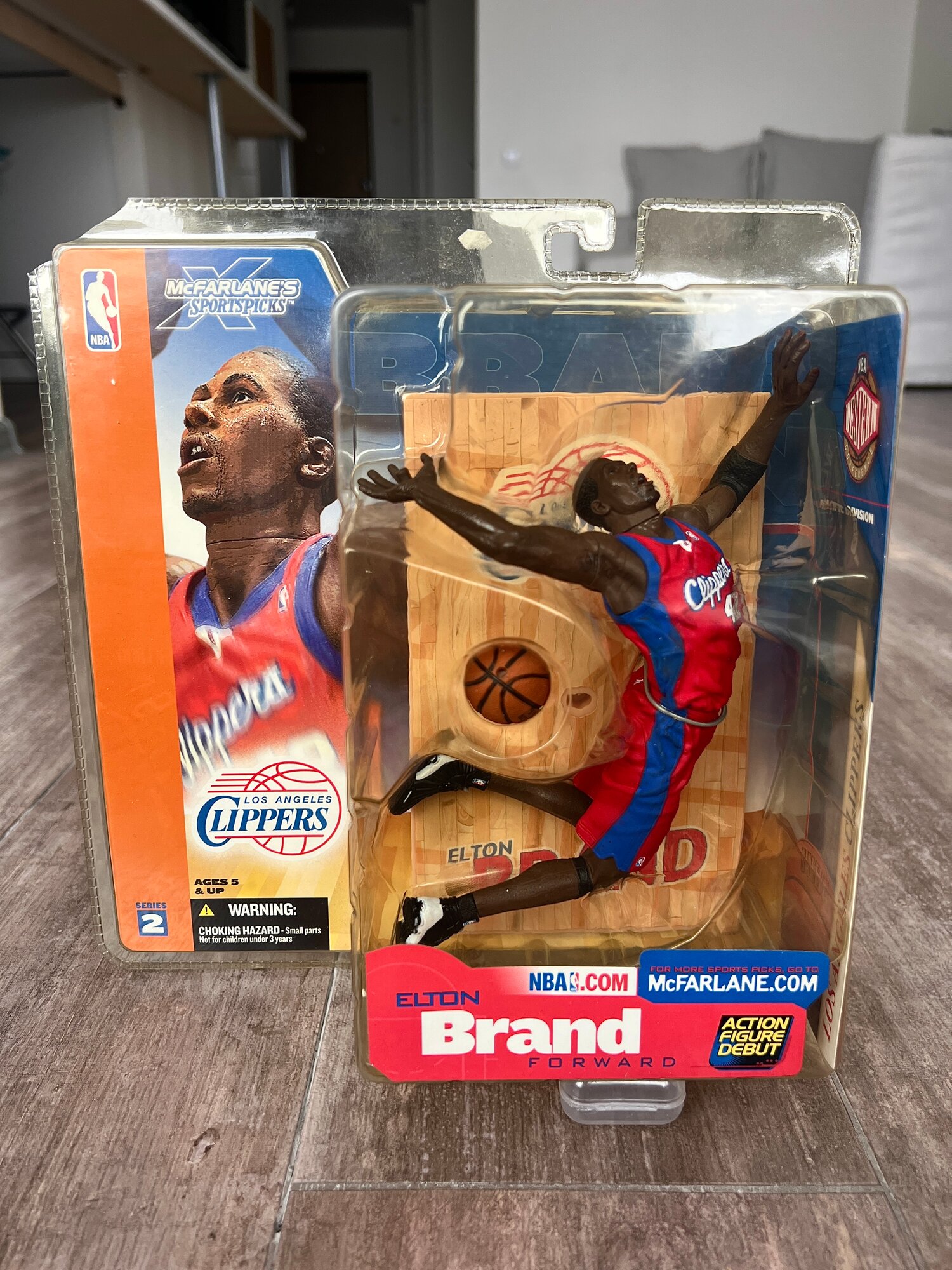 NBA НБА McFarlane Toys Los Angeles Clippers Фигурка Баскетболист Лос Анджелес Клипперс Elton Brand Элтон Брэнд