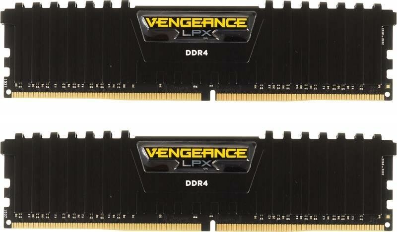 Оперативная память 8Gb DDR4 2400MHz Corsair Vengeance LPX (CMK8GX4M2A2400C14) (2x4Gb KIT)